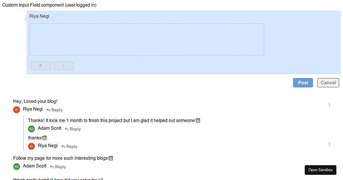 banlist-comments - Codesandbox