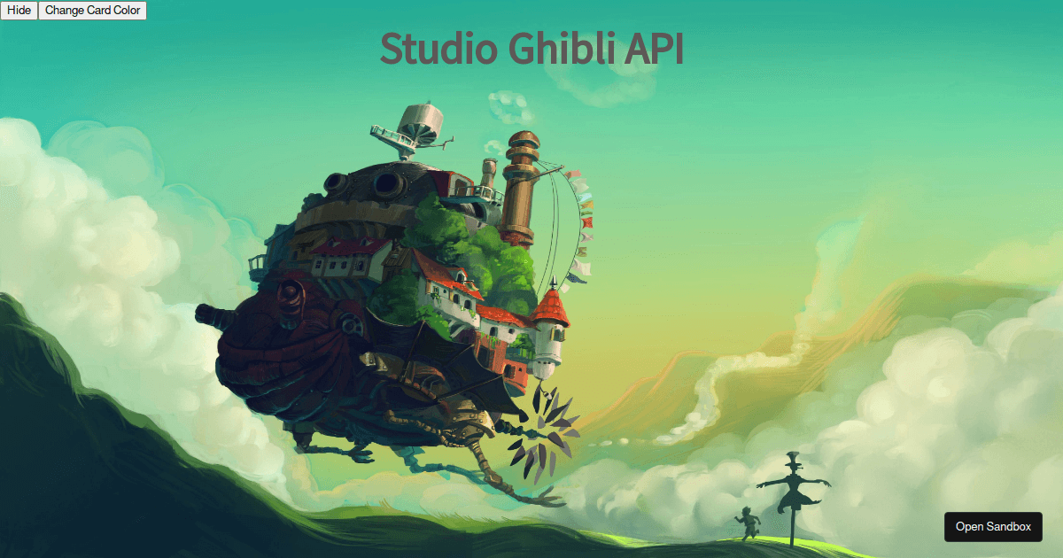 react-effects-studio-Ghibli-starter - Codesandbox