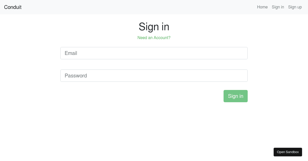 Conduit - Codesandbox