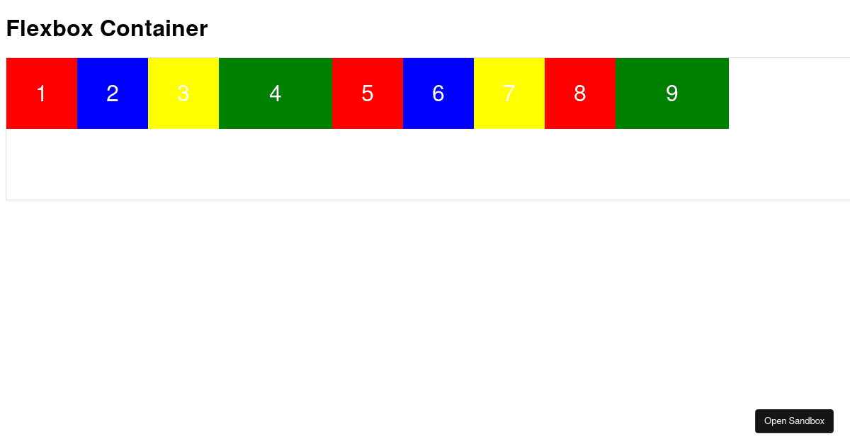 flex-container-flex-grow - Codesandbox