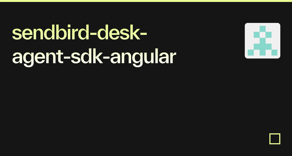Sendbird Desk Agent Sdk Angular Codesandbox