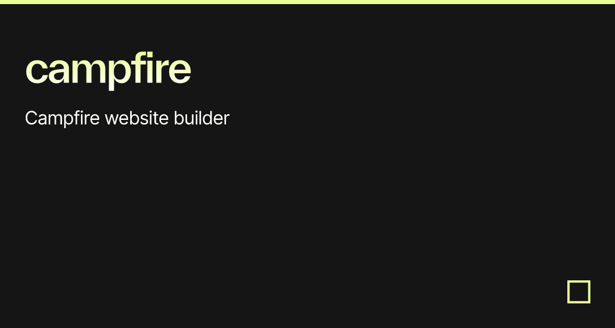 campfire - Codesandbox