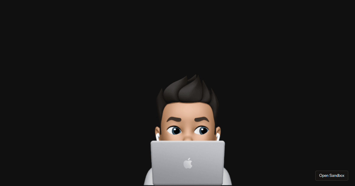 Eyes track cursor - Codesandbox