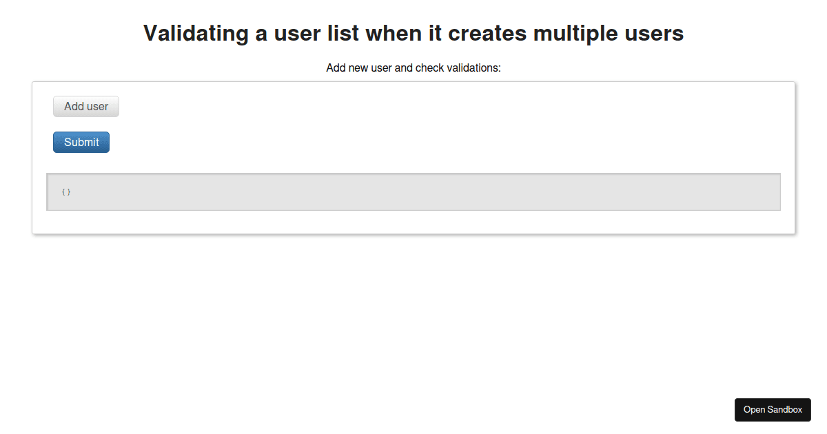 Lemoncodefonk Multiple User Creation Array Validator Codesandbox