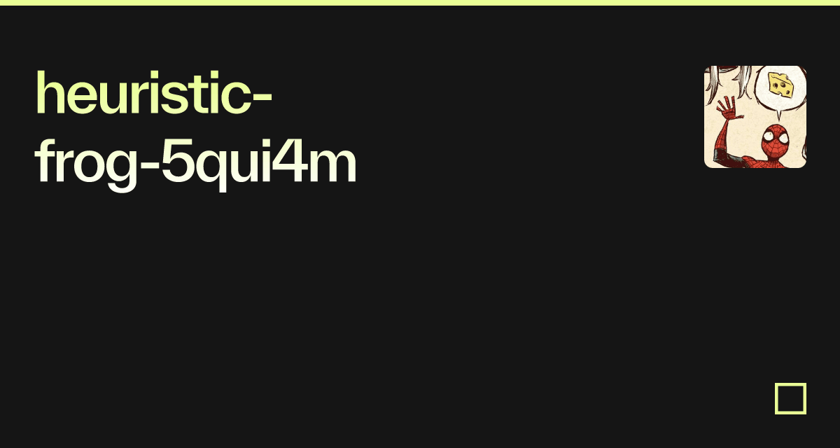 heuristic-frog-5qui4m - Codesandbox