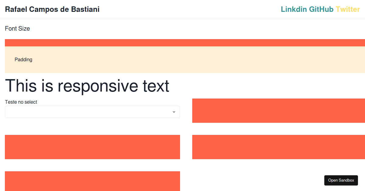 chakra-ui layout (forked) - Codesandbox