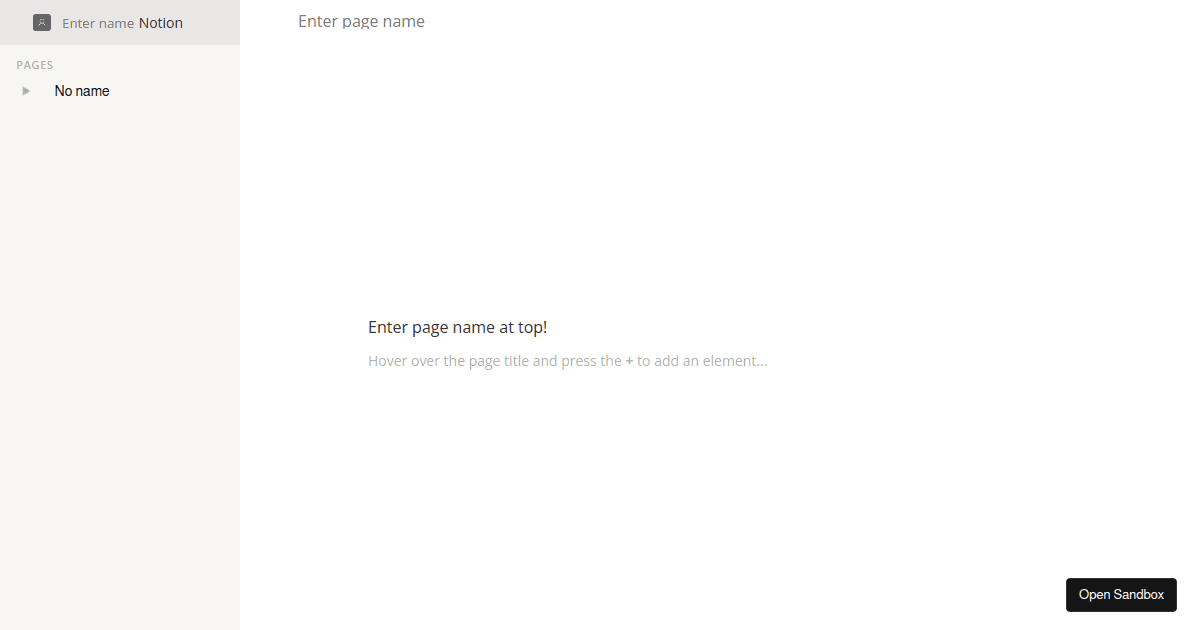 Notion Clone Codesandbox 