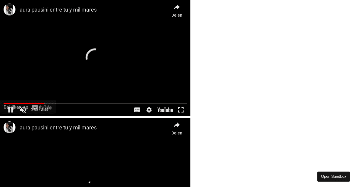 react-youtube-sample (forked) - Codesandbox