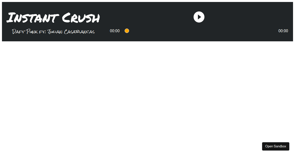 Custom Audio Player With React Hooks Codesandbox 3544