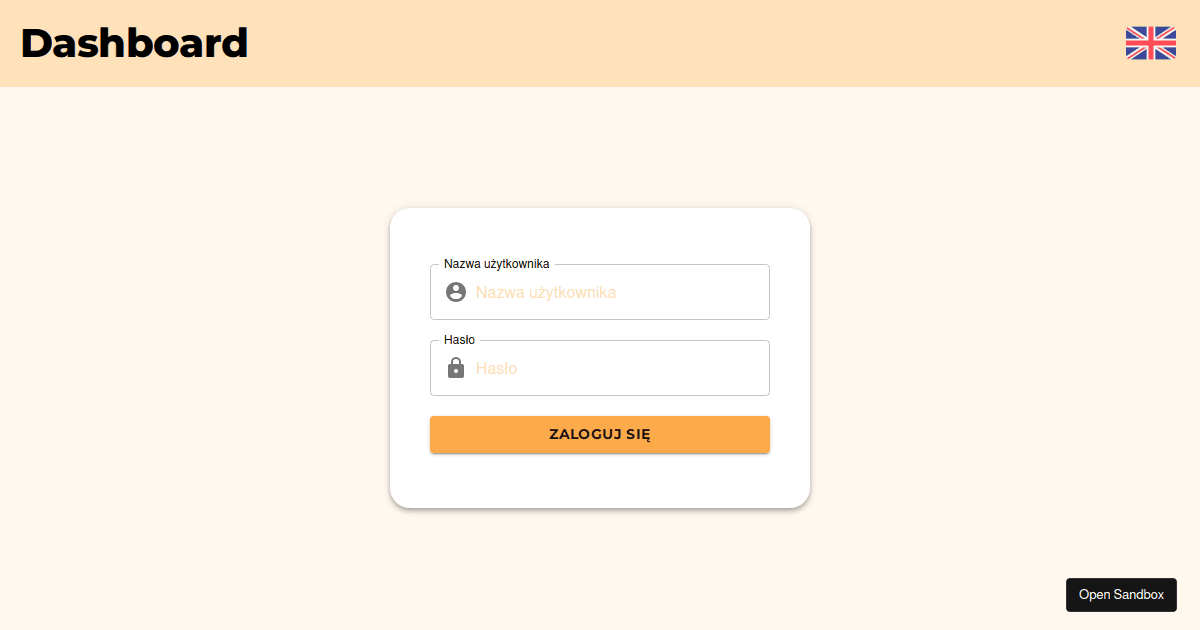 GUI-projekt - Codesandbox
