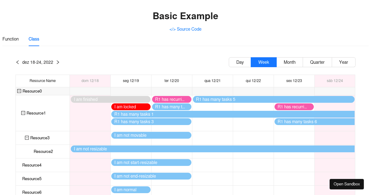 Basic Example of React Big Schedule. (forked) - Codesandbox
