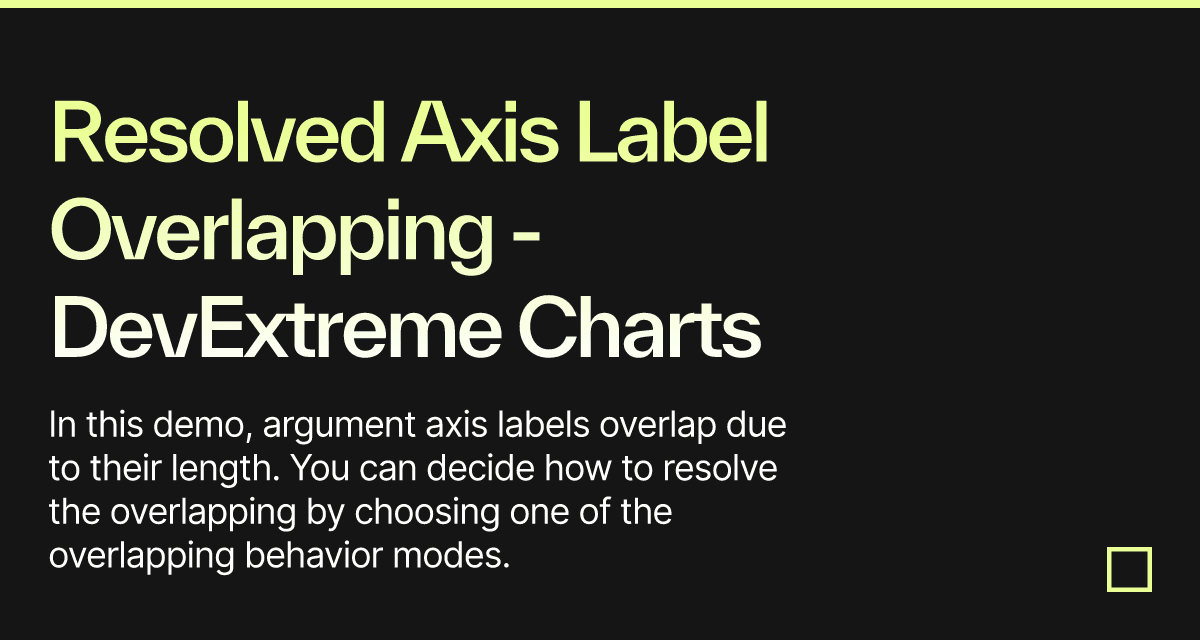 Resolved Axis Label Overlapping Devextreme Charts Codesandbox