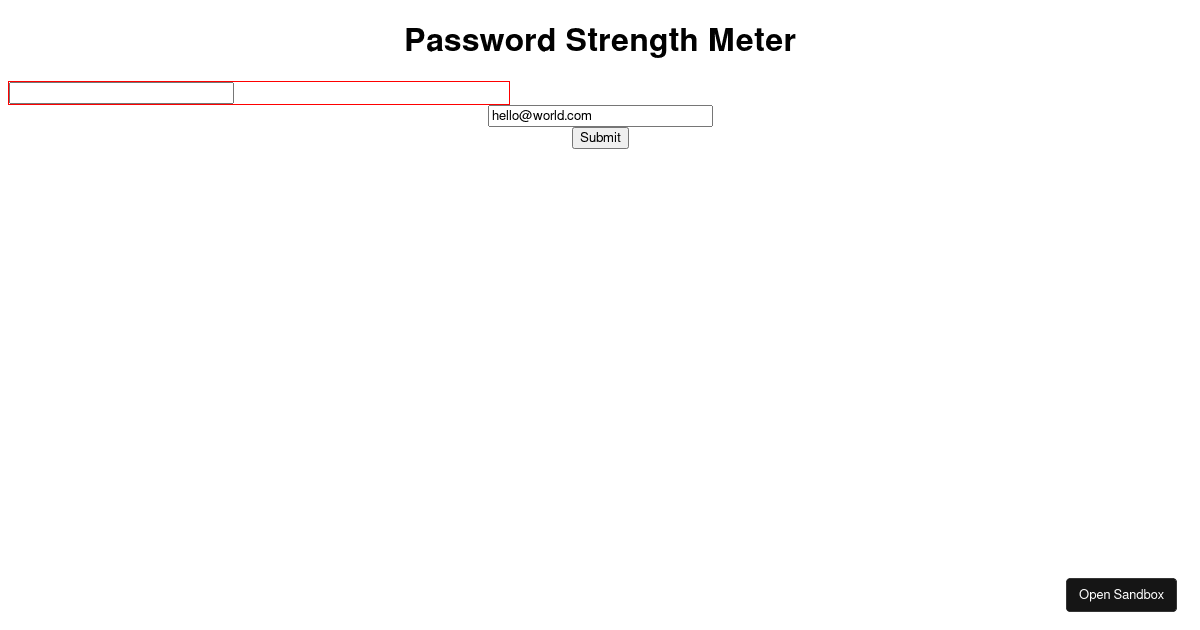 password-strength-meter (forked) - Codesandbox