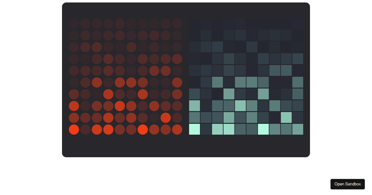 heatmap - Codesandbox