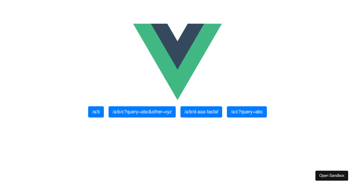Vue router by navigo - Codesandbox