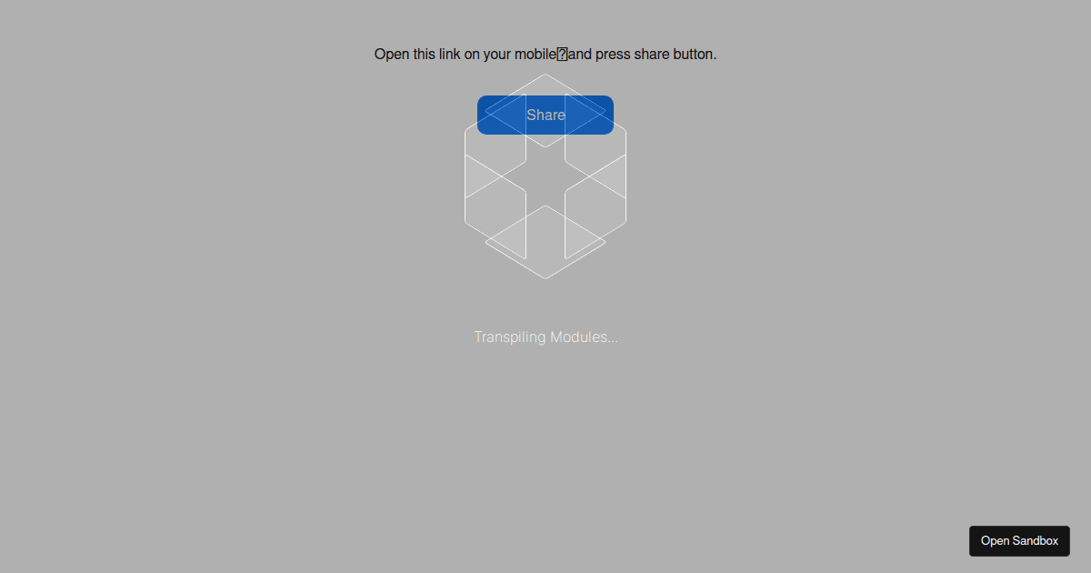 react-mobile-share-example (forked) - Codesandbox