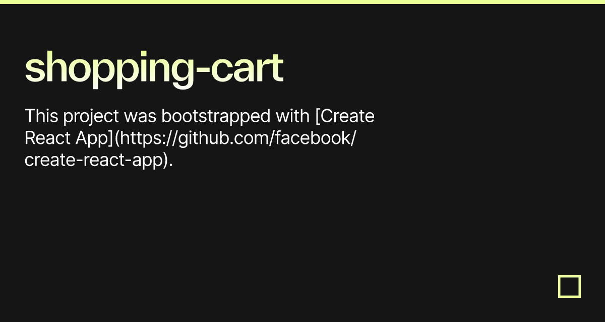 shopping-cart - Codesandbox
