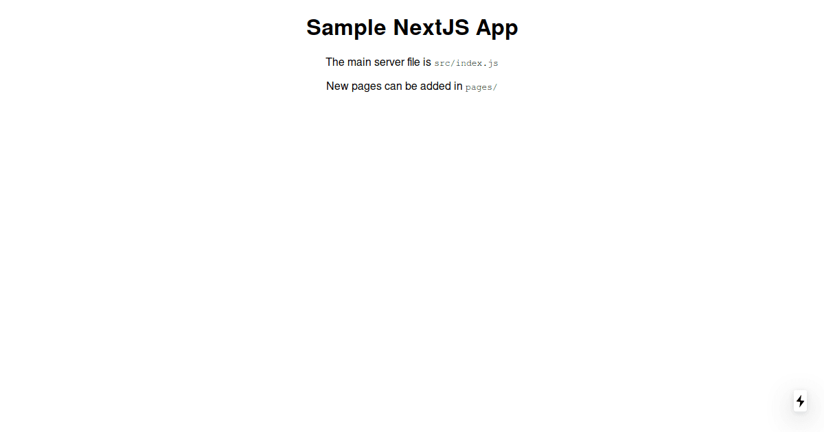 nextjs-server - Codesandbox