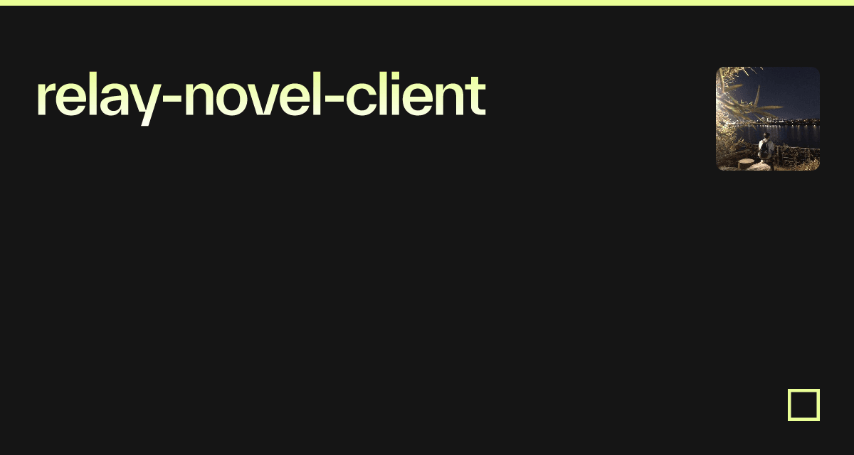 relay-novel-client - Codesandbox