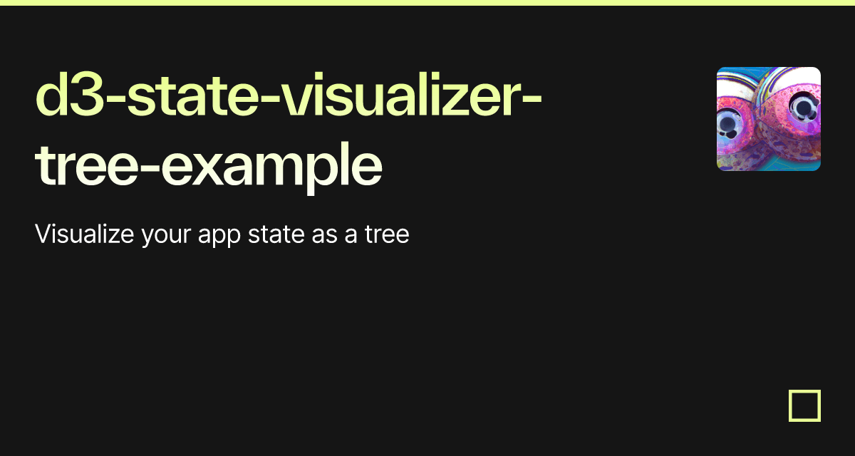 d3-state-visualizer-tree-example - Codesandbox