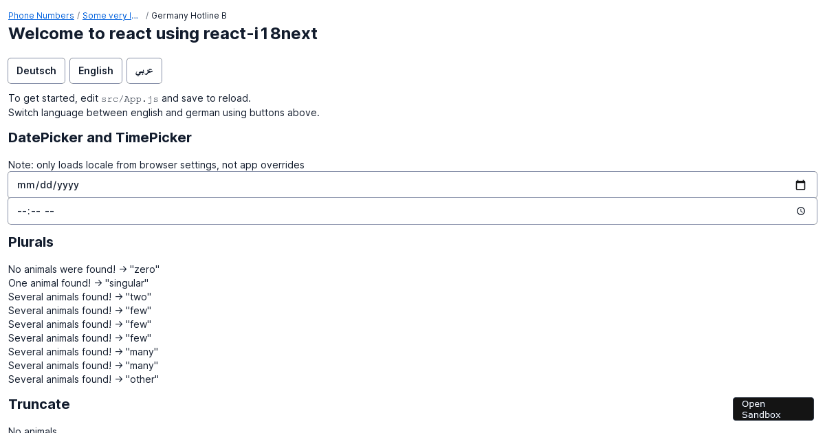 i18next + Paste example - Codesandbox
