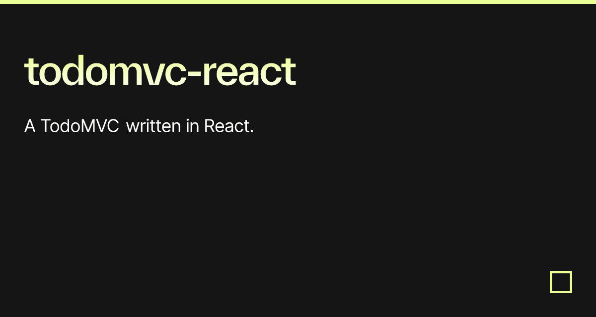 todomvc-react - Codesandbox