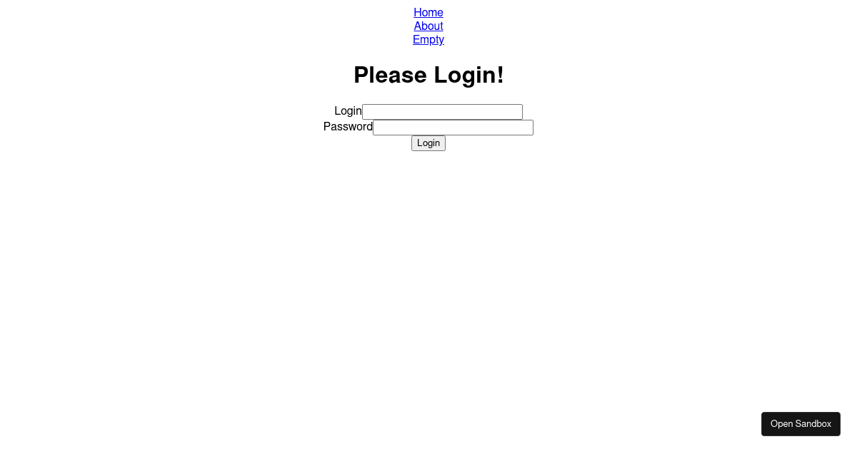 HOC, Lazy loading - Codesandbox
