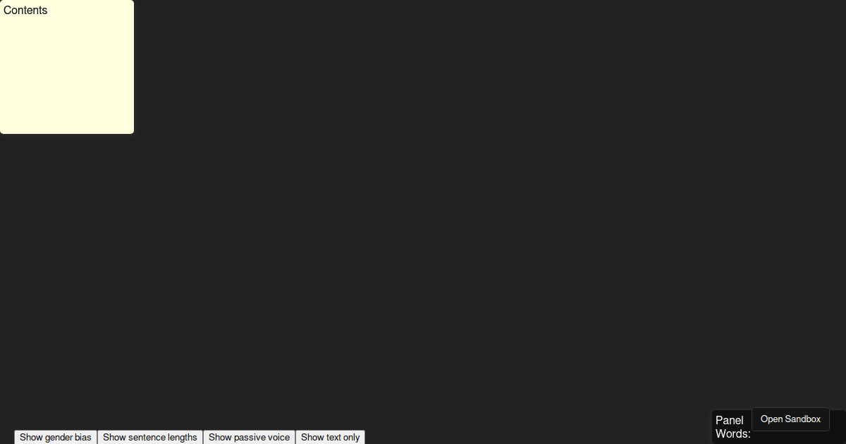 contention/contentionwriter - Codesandbox