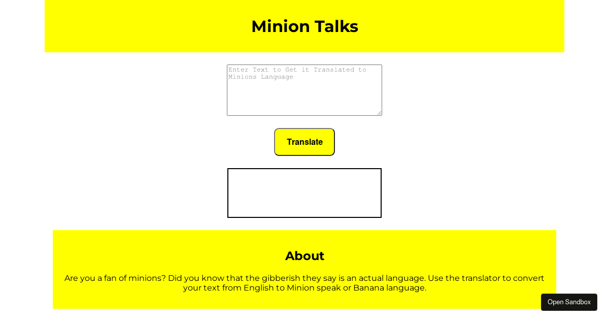 vanilla - Codesandbox