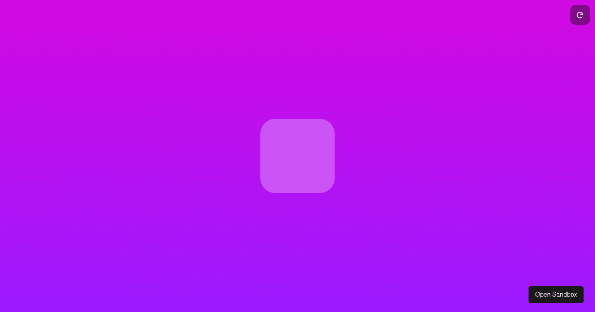 Framer Motion: Keyframes (forked) - Codesandbox