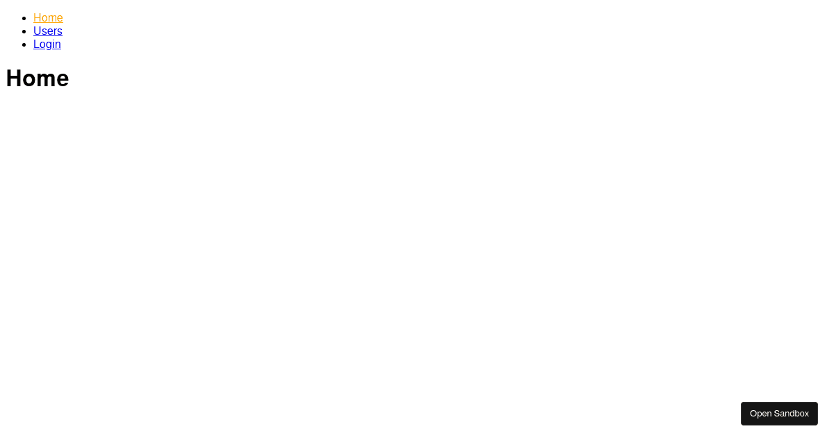 Plain React User Management App - Codesandbox