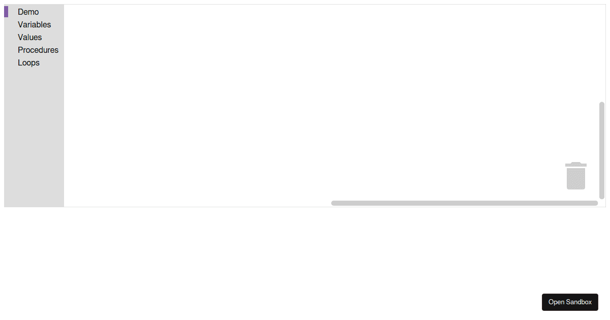 Blockly (forked) - Codesandbox