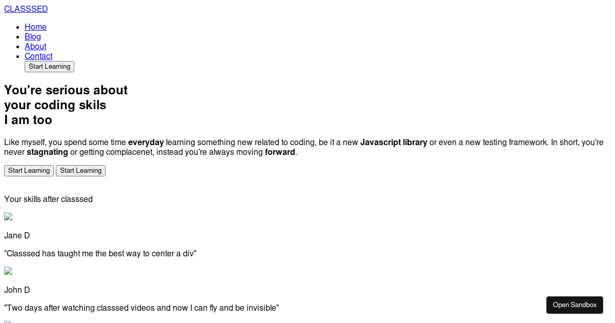 tailwind - Codesandbox