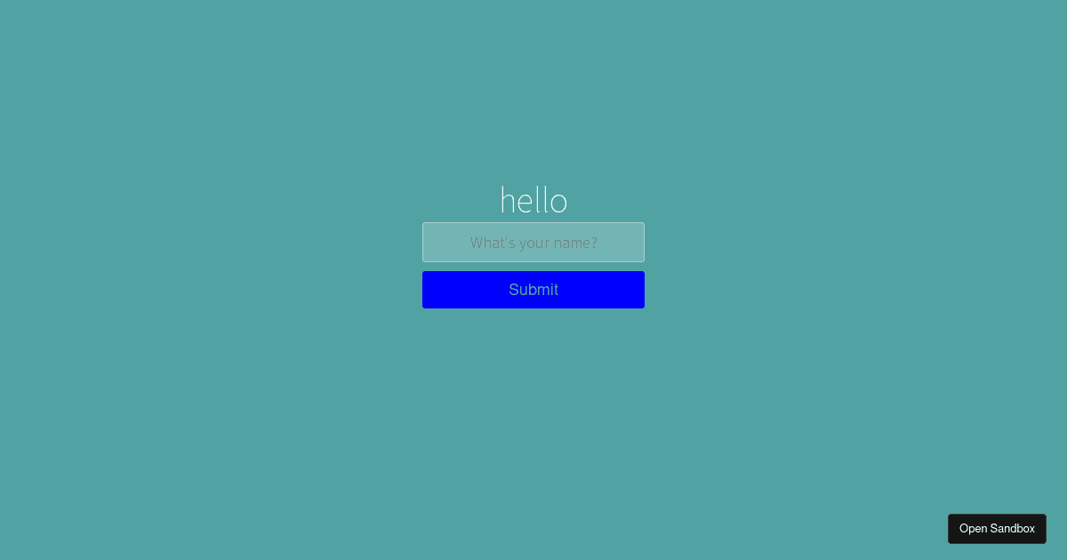 Event Handling In React Forked Codesandbox 