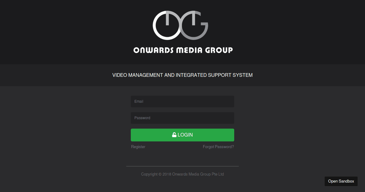 Login and Register App - Codesandbox