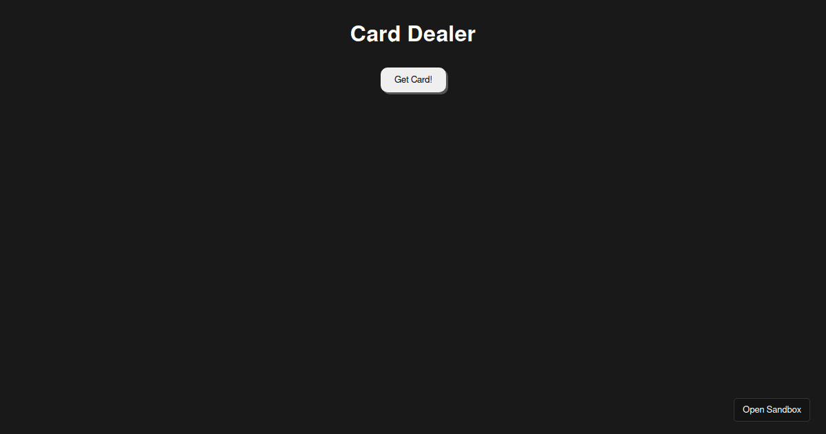 card-dealer - Codesandbox