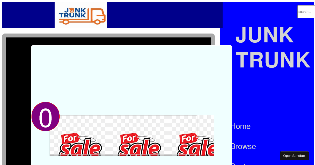 Ben Junk Trunk - Codesandbox