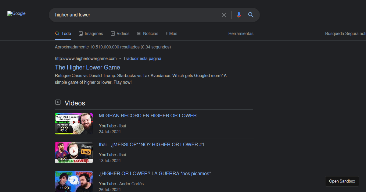 higher & lower - Codesandbox