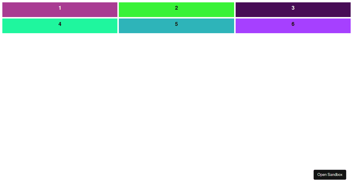 CSS Grid with Styled Components - Codesandbox