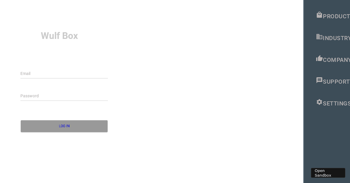 Login (forked) - Codesandbox