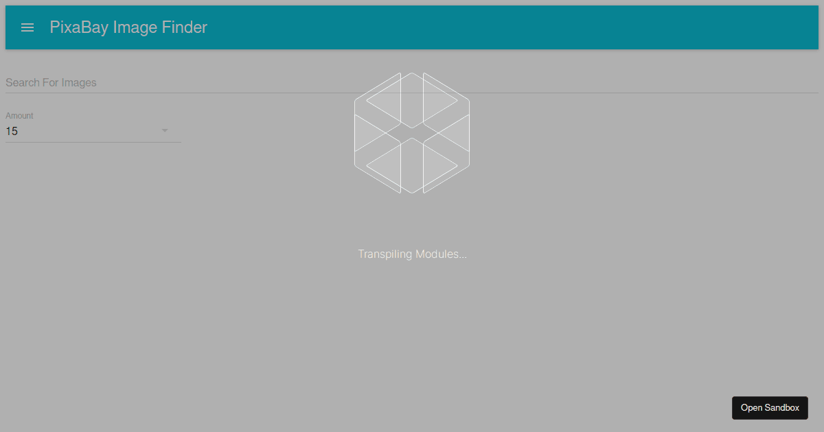 pixabay-api-app - Codesandbox