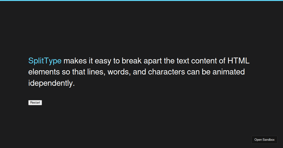 SplitType Text Roll Animation - Codesandbox