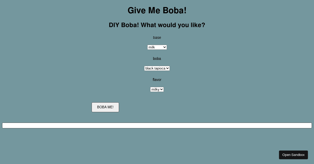 react - Codesandbox