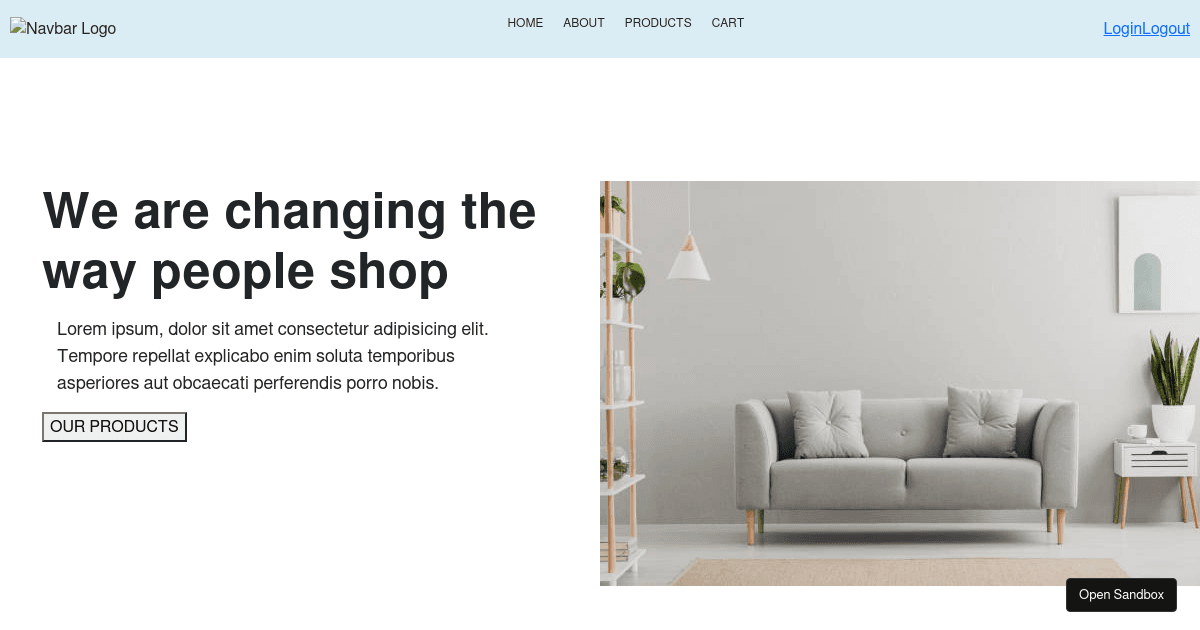 react-comfy-store-app - Codesandbox