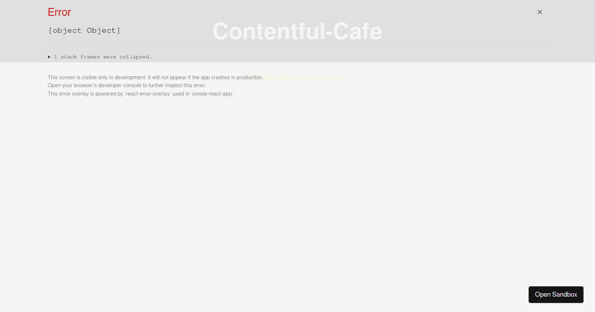 contentful-cafe - Codesandbox