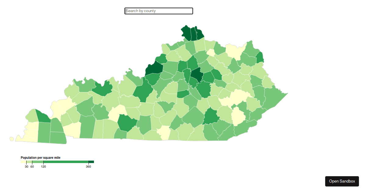 Searchable Choropleth - Codesandbox