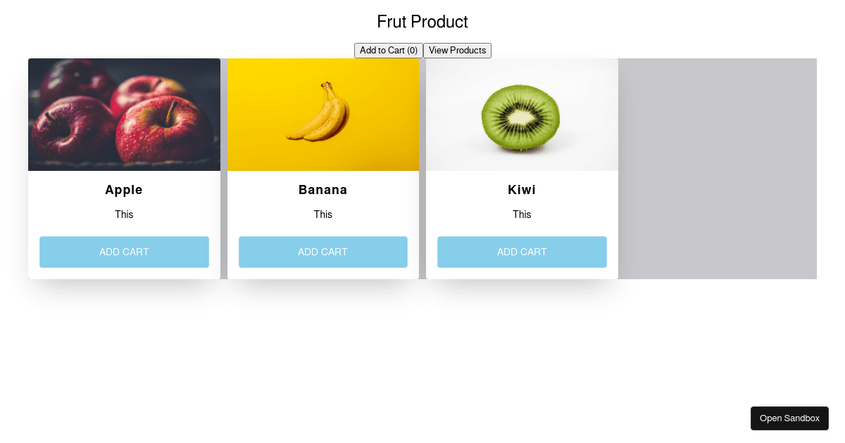shopping-cart-app - Codesandbox