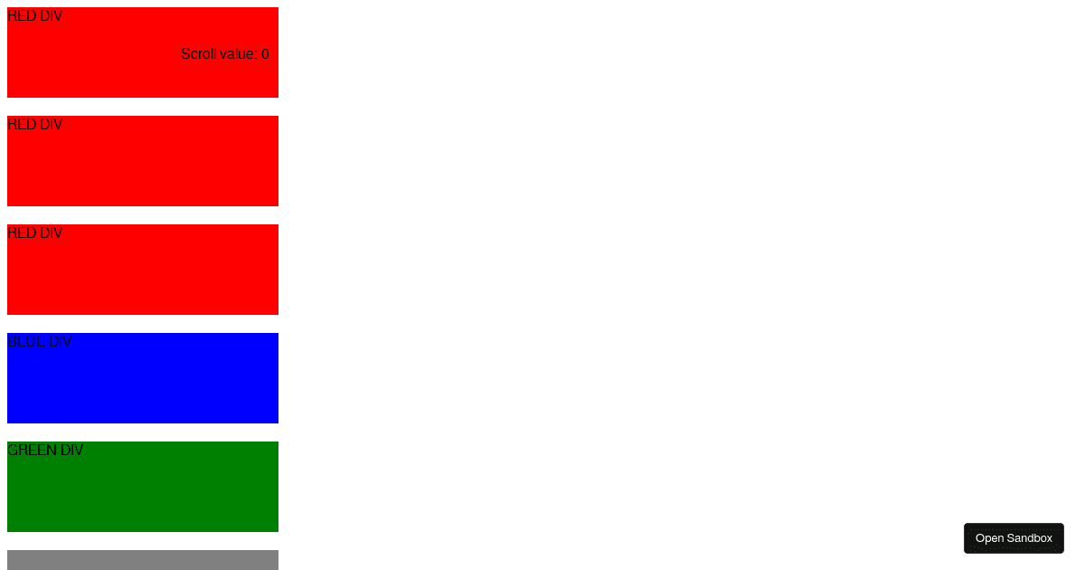 scroll-percentage - Codesandbox