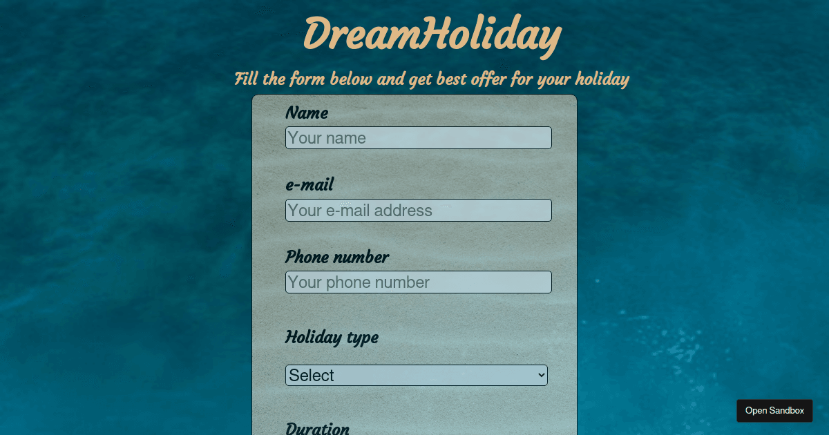 survey-form-still - Codesandbox