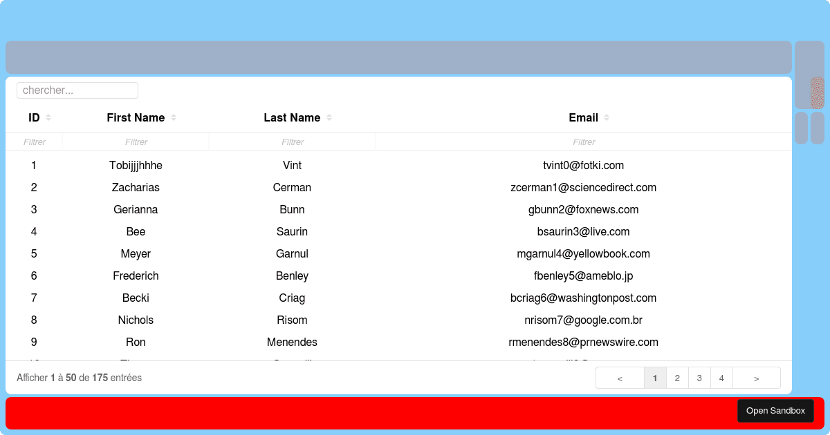 svelte-table (forked) - Codesandbox
